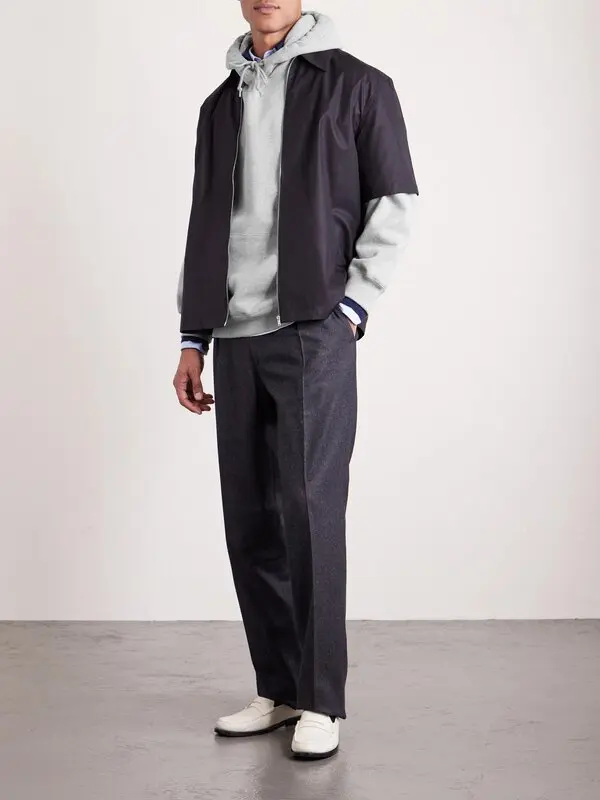 WTAPS Aon Logo-appliquéd Cotton-jersey Hoodie