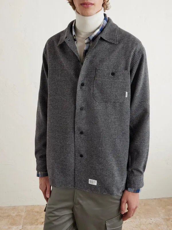 WTAPS Crumb Houndstooth Flannel Shirt