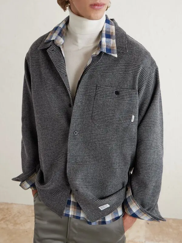 WTAPS Crumb Houndstooth Flannel Shirt