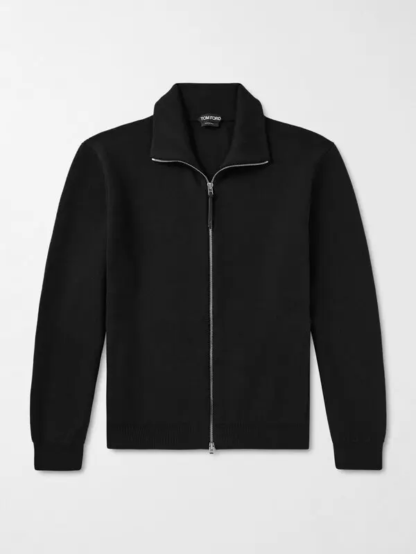 TOM FORD Wool-blend Zip-up Cardigan