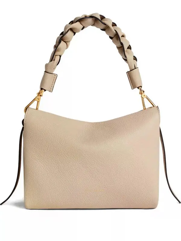 COCCINELLE Small Braided-handle Shoulder Bag - Neutrals
