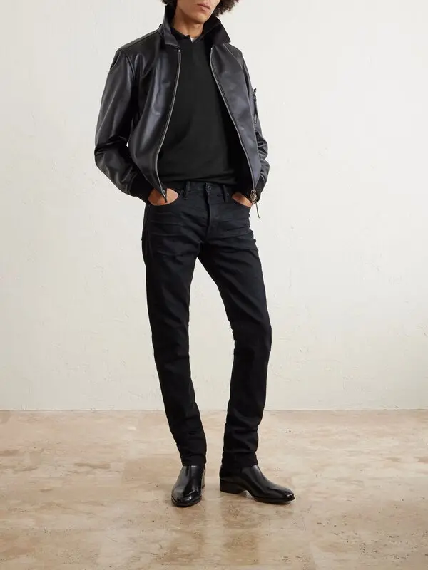 TOM FORD Silk Crewneck Sweater - Black