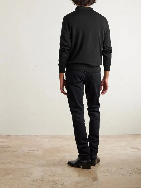 TOM FORD Silk Crewneck Sweater - Black