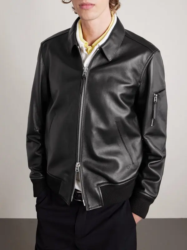 TOM FORD Leather Blouson Jacket