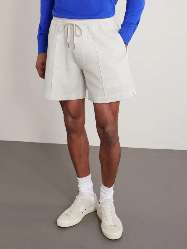 TOM FORD Cotton, Silk And Cashmere-blend Jersey Shorts