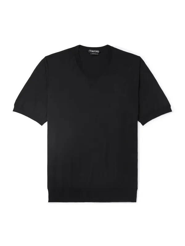 TOM FORD Cotton T-shirt - Black