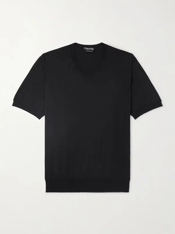 TOM FORD Cotton T-shirt - Black
