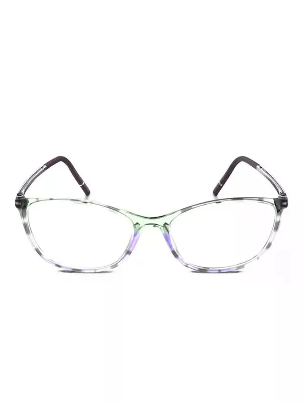 SILHOUETTE Spx Illusion Cat-eye Frame Glasses - Grey