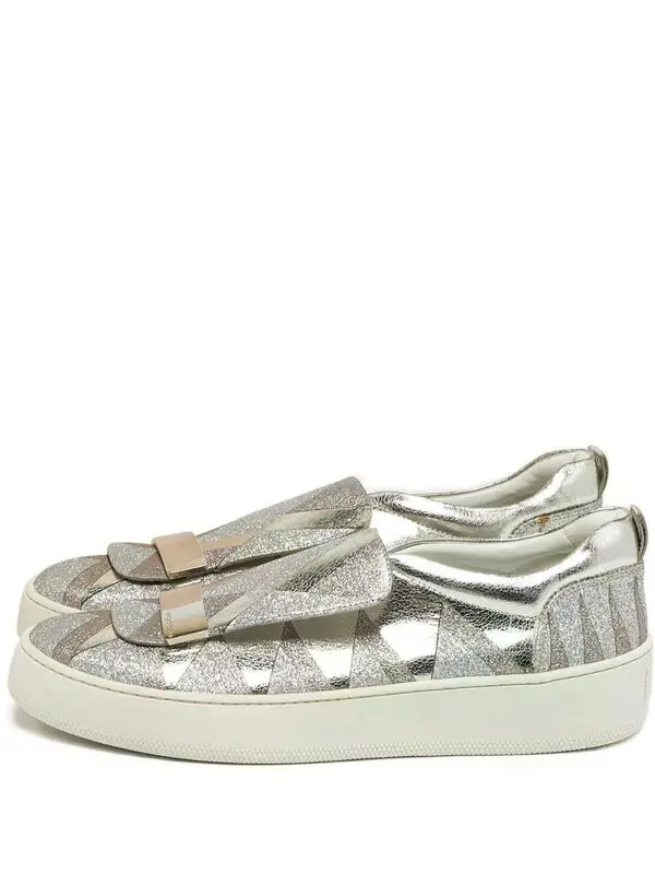 SERGIO ROSSI Blair Glitter Sneakers