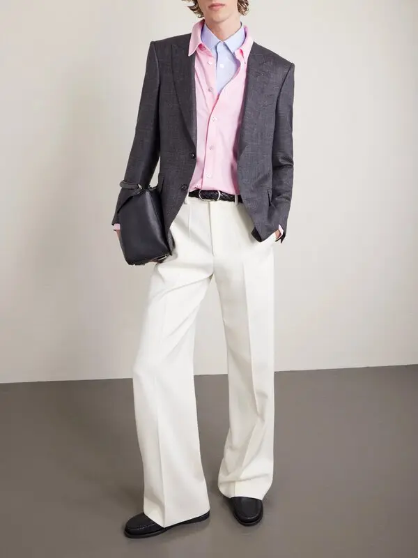 TOM FORD Silk And Cotton-blend Jersey Shirt - Pink