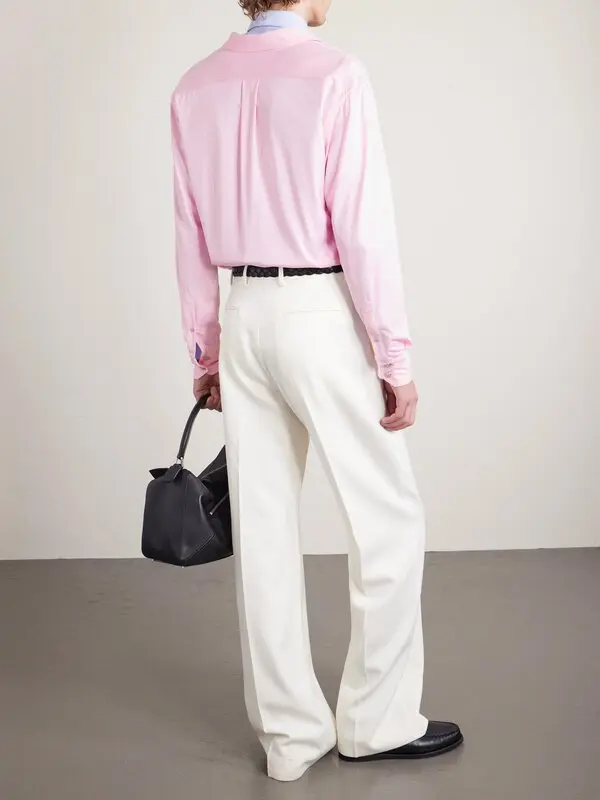 TOM FORD Silk And Cotton-blend Jersey Shirt - Pink