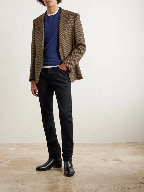 TOM FORD Cotton Crewneck Sweater - Blue