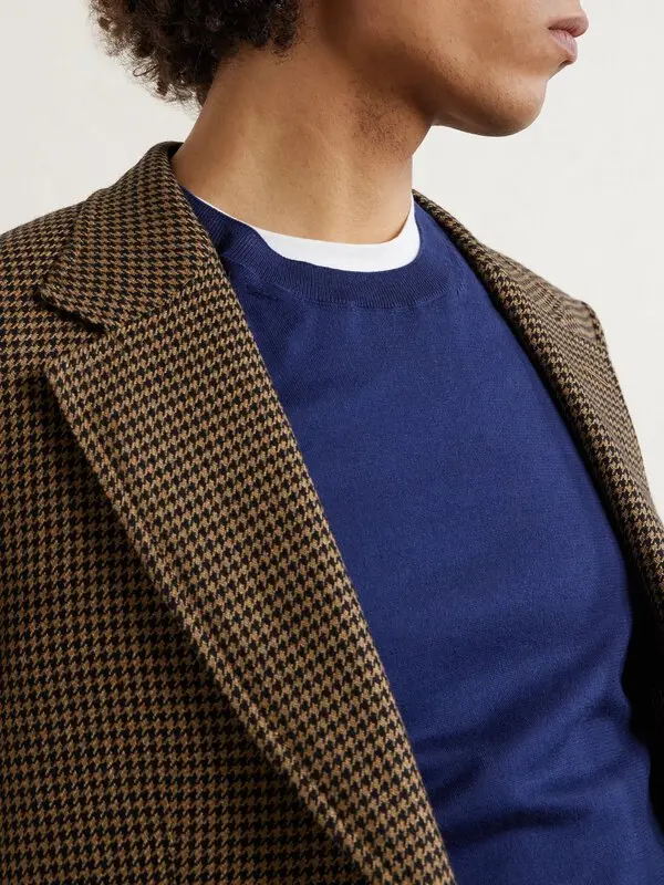 TOM FORD Cotton Crewneck Sweater - Blue