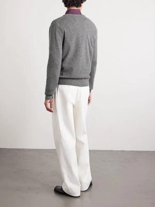 Ralph Lauren Purple Label Cashmere Sweater - Gray