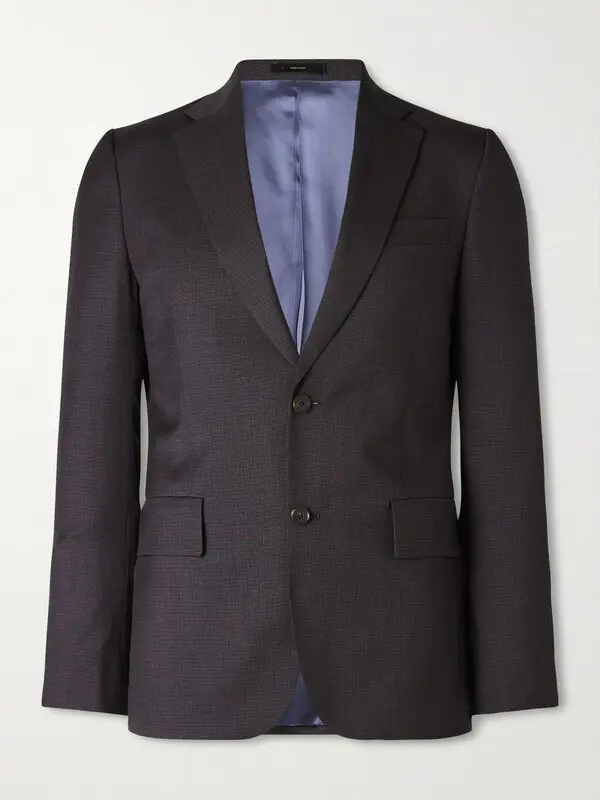 Paul Smith Brierley Slim-fit Houndstooth Wool Suit Jacket
