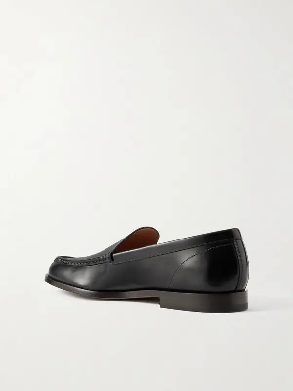 TOD'S Logo-debossed Leather Loafers