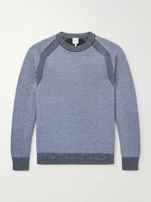 Paul Smith Ribbed Wool Sweater - Black