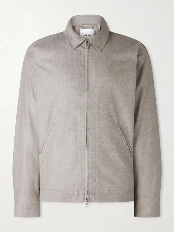Nn07 Petrus 10005 Woven Jacket - Gray