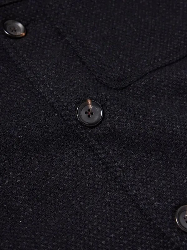 Oliver Peoples Buffalo Wool-blend Jacket - Black