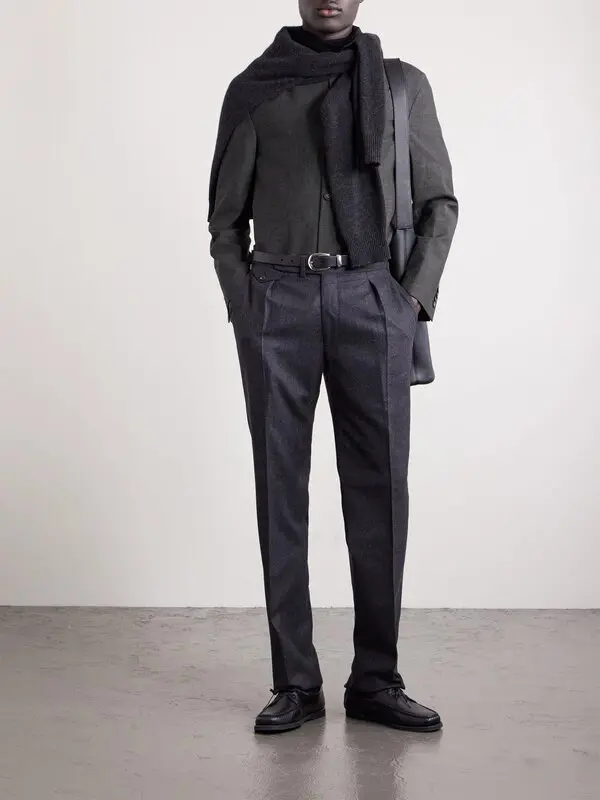 Officine Générale Meryl Wool, Silk, And Linen-blend Jacket