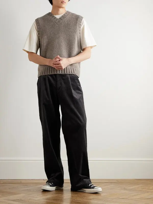 Oliver Peoples Orsman Wide-leg Corduroy Trousers