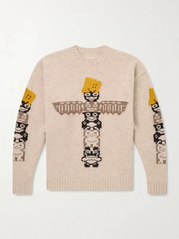 Kapital Intarsia Wool-blend Sweater