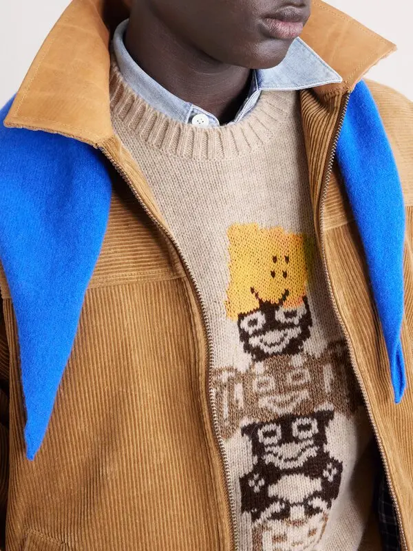 Kapital Intarsia Wool-blend Sweater