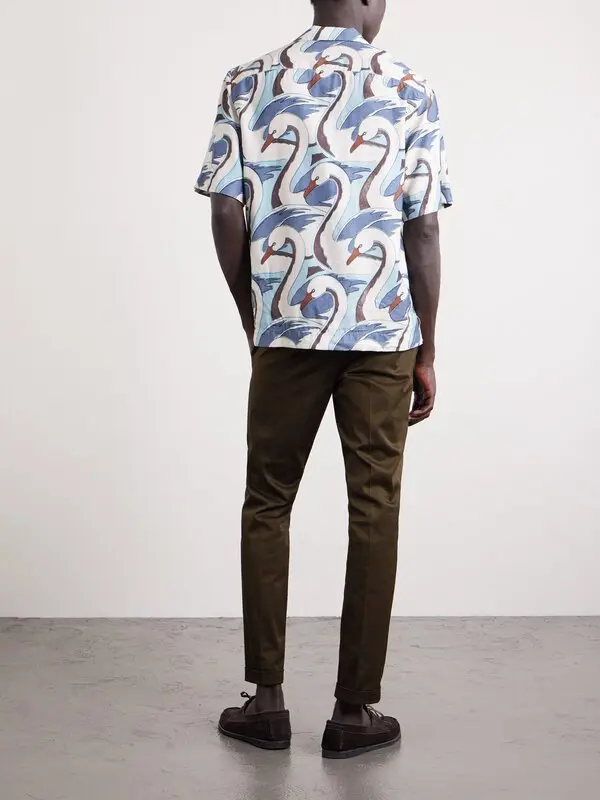 Paul Smith Slim-fit Cotton-blend Twill Chinos