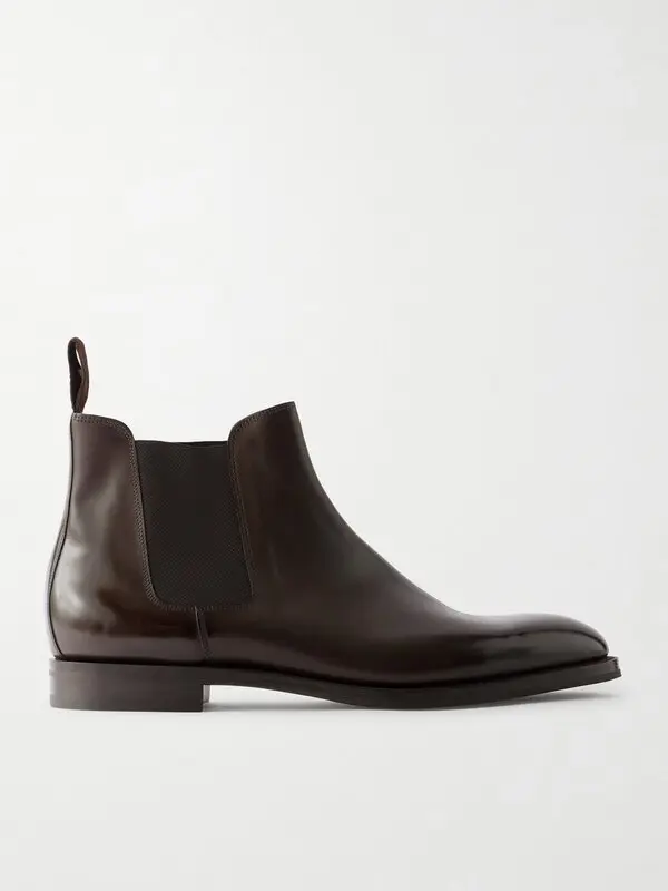 John Lobb Lawry Leather Chelsea Boots - Brown
