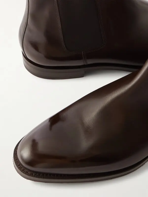 John Lobb Lawry Leather Chelsea Boots - Brown
