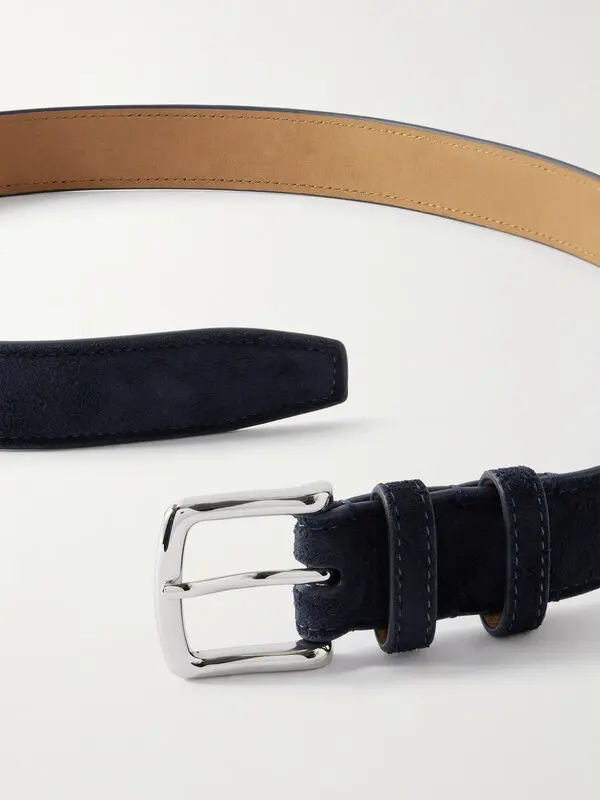 George Cleverley 3cm Suede Belt
