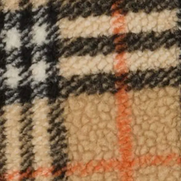 Burberry Wool-blend Fleece Check Jacket