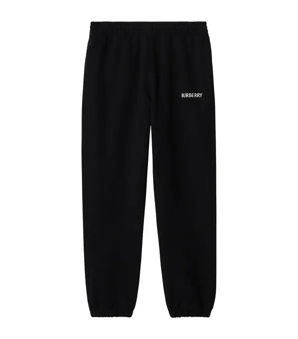 Burberry Cotton Logo Slim Sweatpants