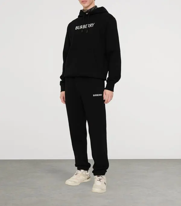 Burberry Cotton Logo Slim Sweatpants