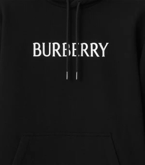 Burberry Cotton Logo Slim Hoodie