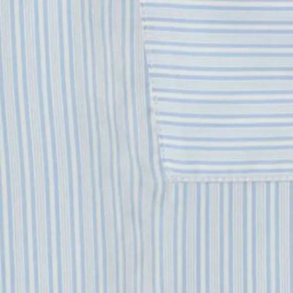 Burberry Silk Poplin Striped Shirt - Blue