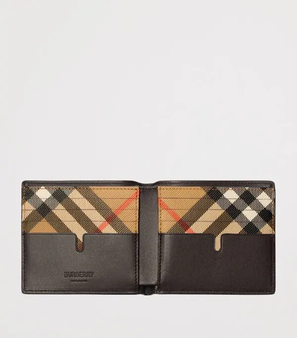 Burberry Leather Ekd Bifold Wallet