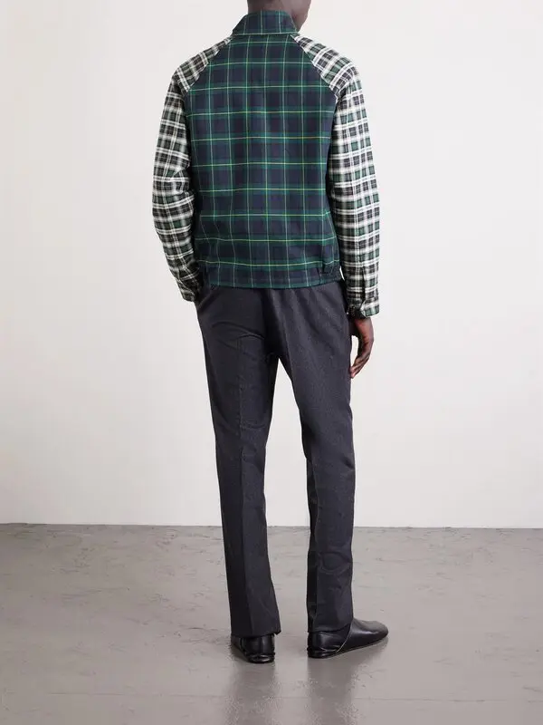 Golden Bear The Beachmont Checked Cotton Bomber Jacket