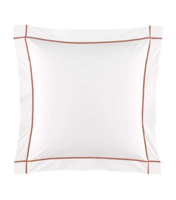 YVES DELORME Athena Square Pillow Case - Pink