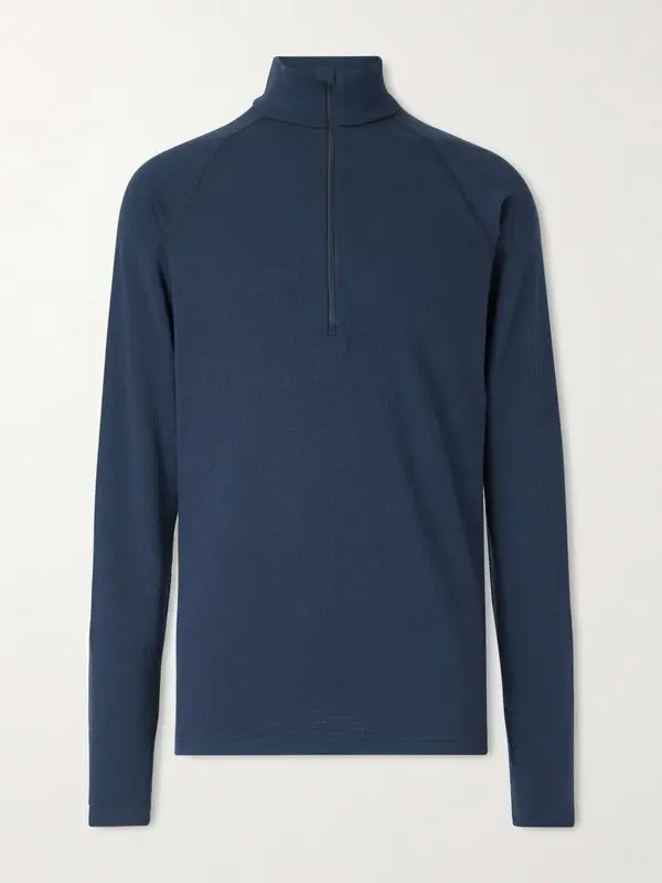 HOUDINI SPORTSWEAR Desoli Solid Merino™ Half-zip Ski Base Layer - Navy