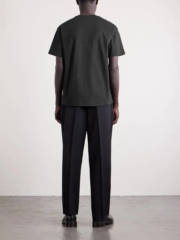 Givenchy Logo-appliquéd Cotton-jersey T-shirt - Black