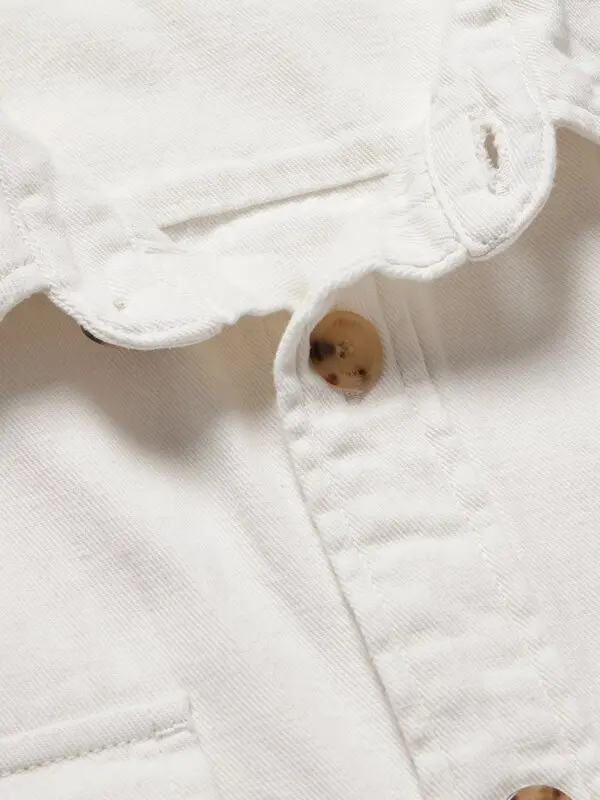 FRAME Cotton-twill Overshirt - Neutrals