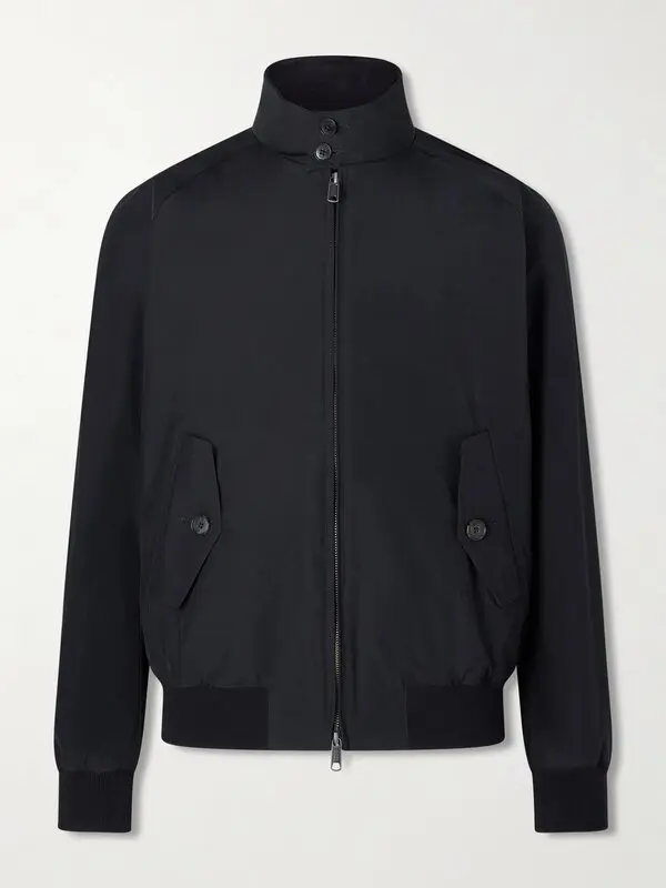 BARACUTA G9 Shell Harrington Jacket - Black
