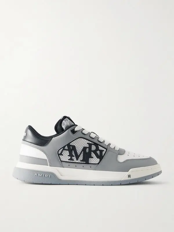Amiri Classic Low Leather Sneakers - Gray