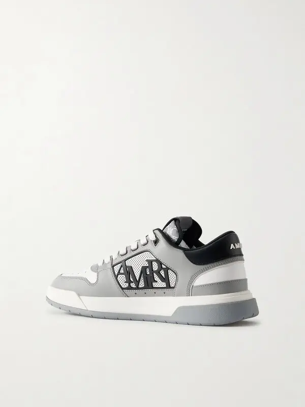 Amiri Classic Low Leather Sneakers - Gray