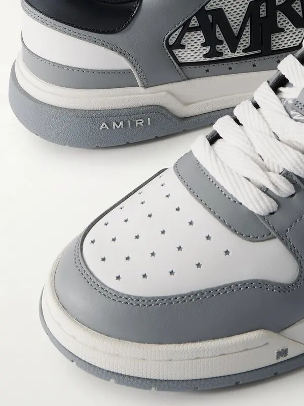 Amiri Classic Low Leather Sneakers - Gray