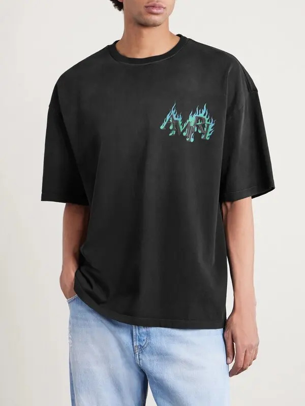 Amiri Logo-print Cotton-jersey T-shirt