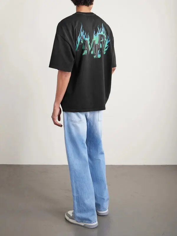 Amiri Logo-print Cotton-jersey T-shirt