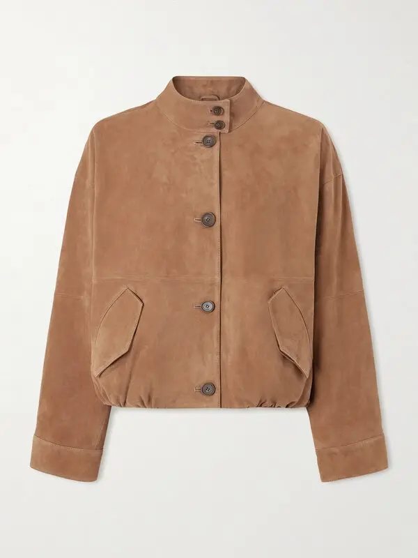 Simkhai Marley Suede Jacket - Brown