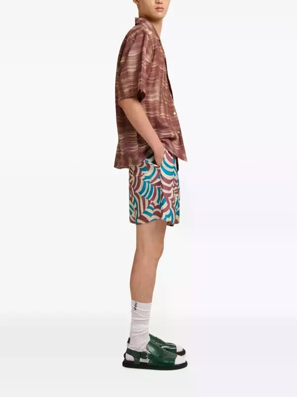 Marni Logo Swim Shorts